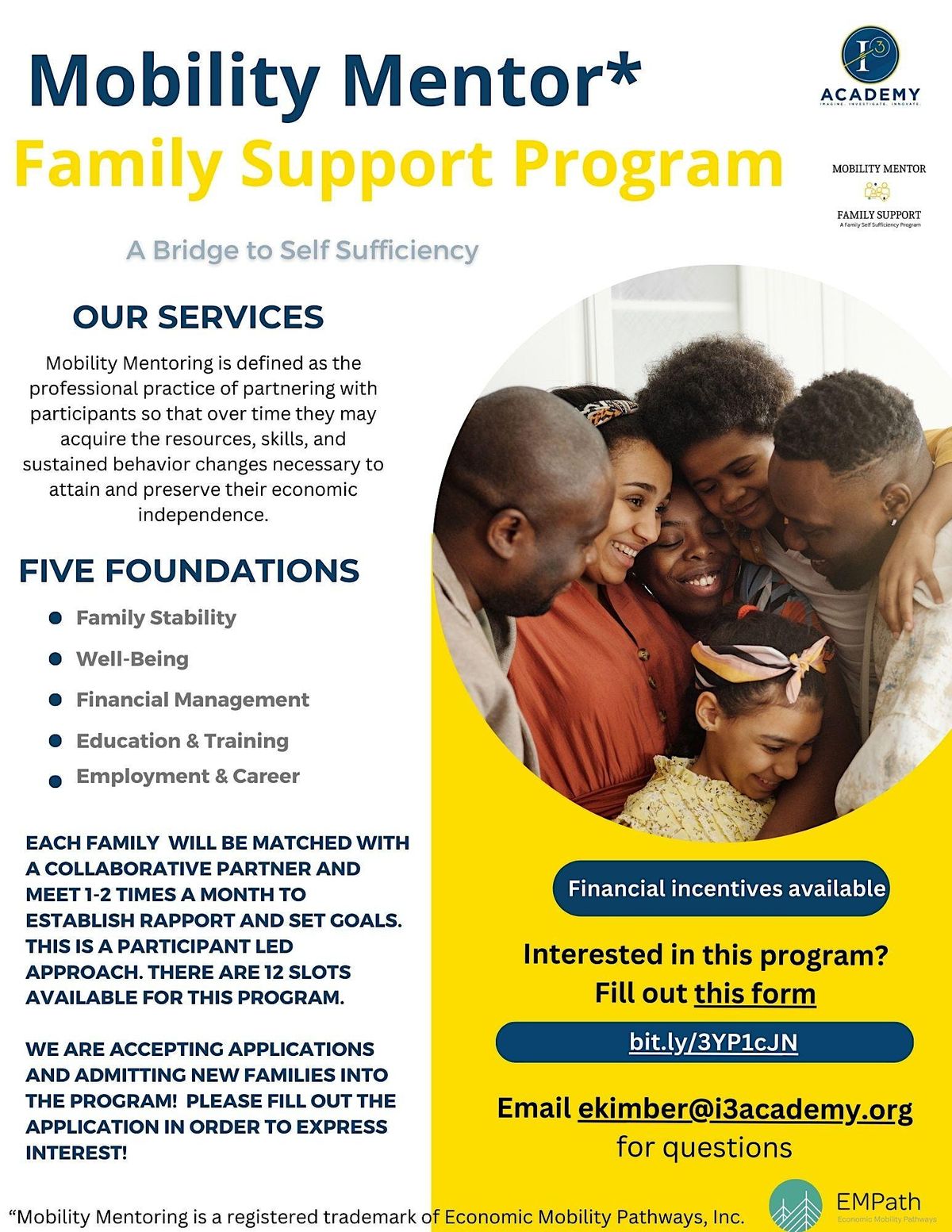i3 Academy Mobility Mentor Family Support Program Focus Group, 22 ...