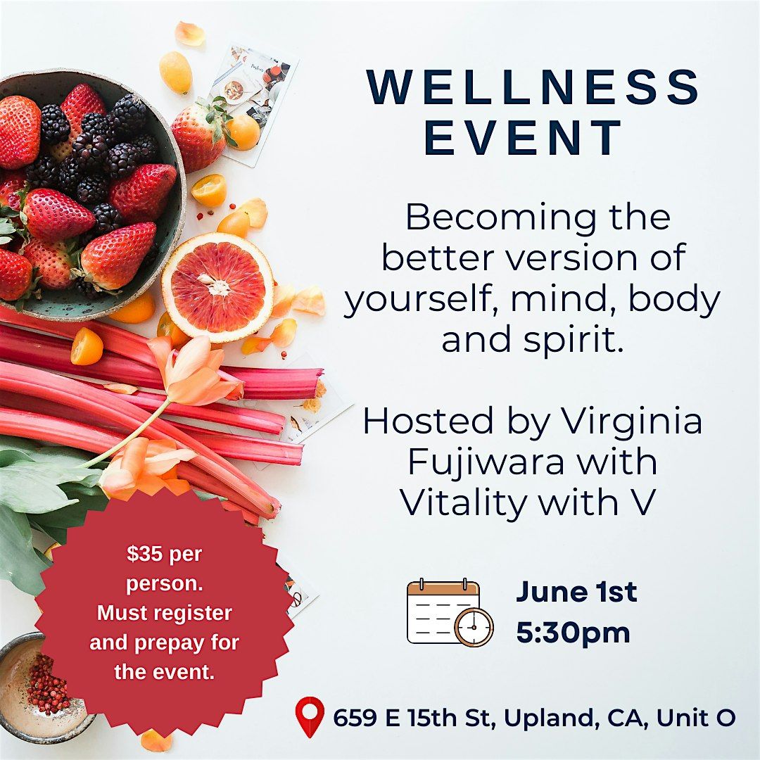 Wellness Event, Core Cooking Inc, Upland, 1 June 2024 | AllEvents.in