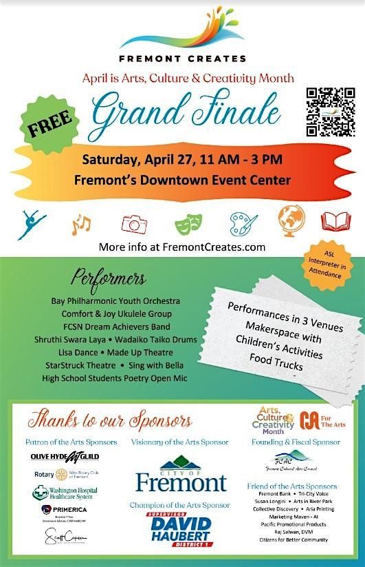 FREMONT CREATES GRAND FINALE! A Celebration of Arts, Culture ...
