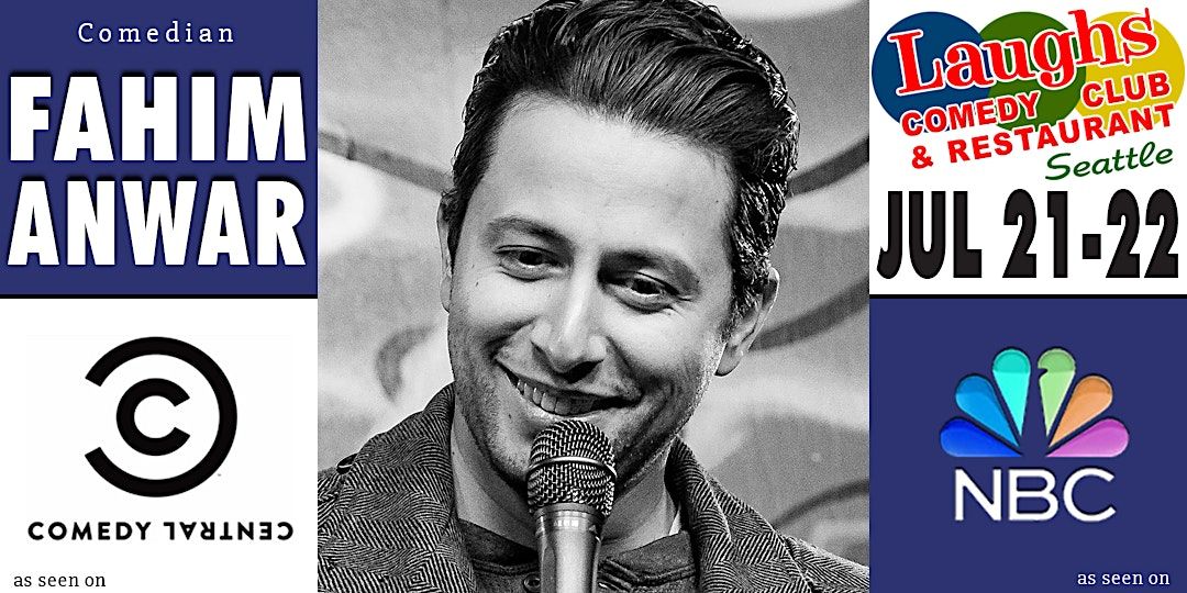 Comedian Fahim Anwar, Laughs Comedy Club, Seattle, 21 July 2023 ...