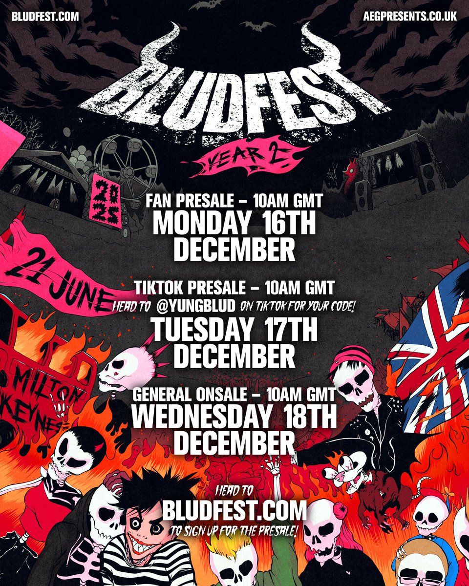BLUDFEST 2025 - Yungbuld, Milton Keynes National Bowl, 21 June 2025 ...