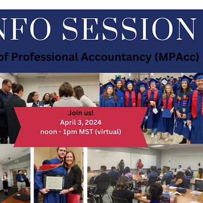 Info Session - Master of Professional Accountancy (MPAcc), April 3 2024 | Online Event ...
