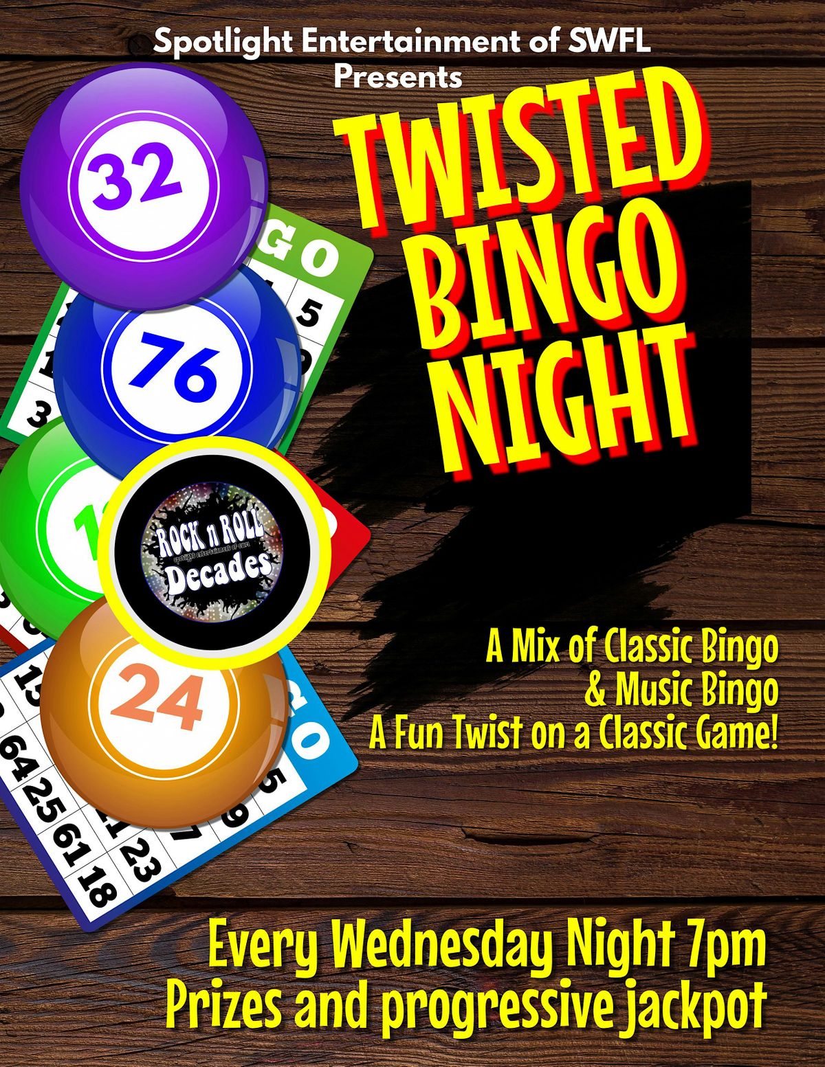 Monday Night Twisted Bingo, Dylan's Drafthouse, Naples, 22 January to ...