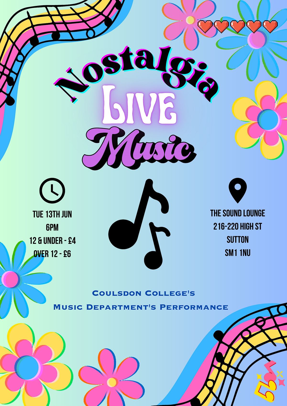 Nostalgia, The Sound Lounge, Sutton, 13 June 2023 | AllEvents.in