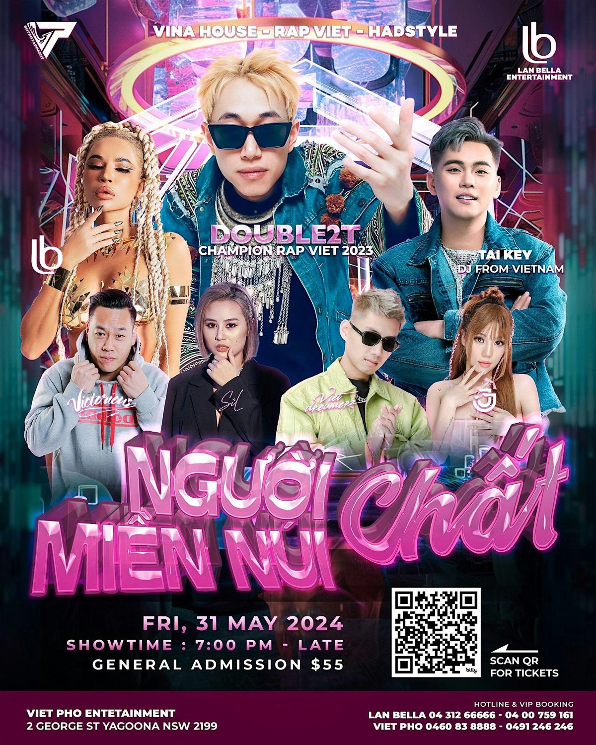 DOUBLE 2T RAP VIET CHAMPION 2023, Việt Phố Entertainment, Yagoona, 31 ...