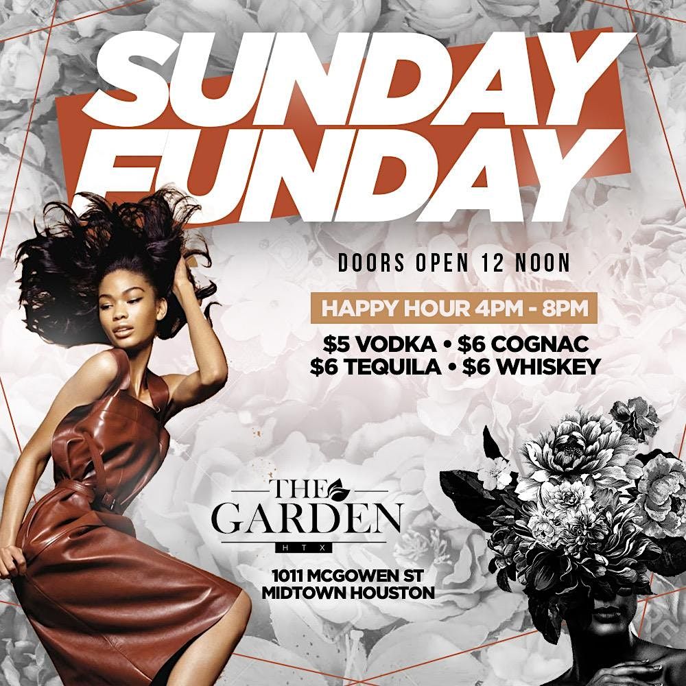 Sunday Funday @ The Garden in Midtown | Food | Hookah | Brunch | Free ...