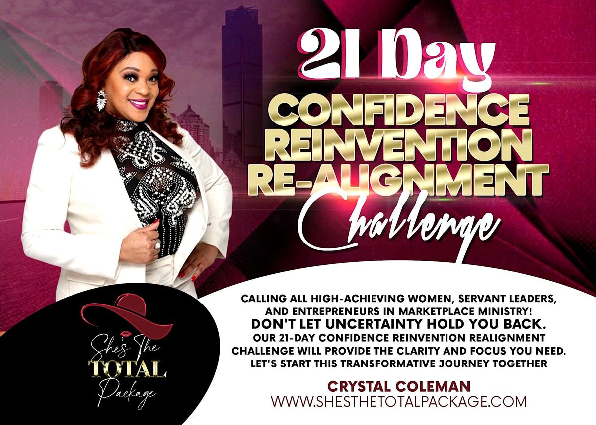 21 Day Confidence Reinvention Realignment Challenge, October 9 2023 ...
