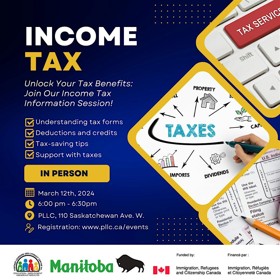 Income Tax Information Session, PLLC - Education, Employment, Immigrant ...