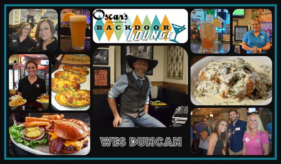 Wes Duncan at Oscars Back Door Lounge, Oscar's Classic Diner, Jefferson ...