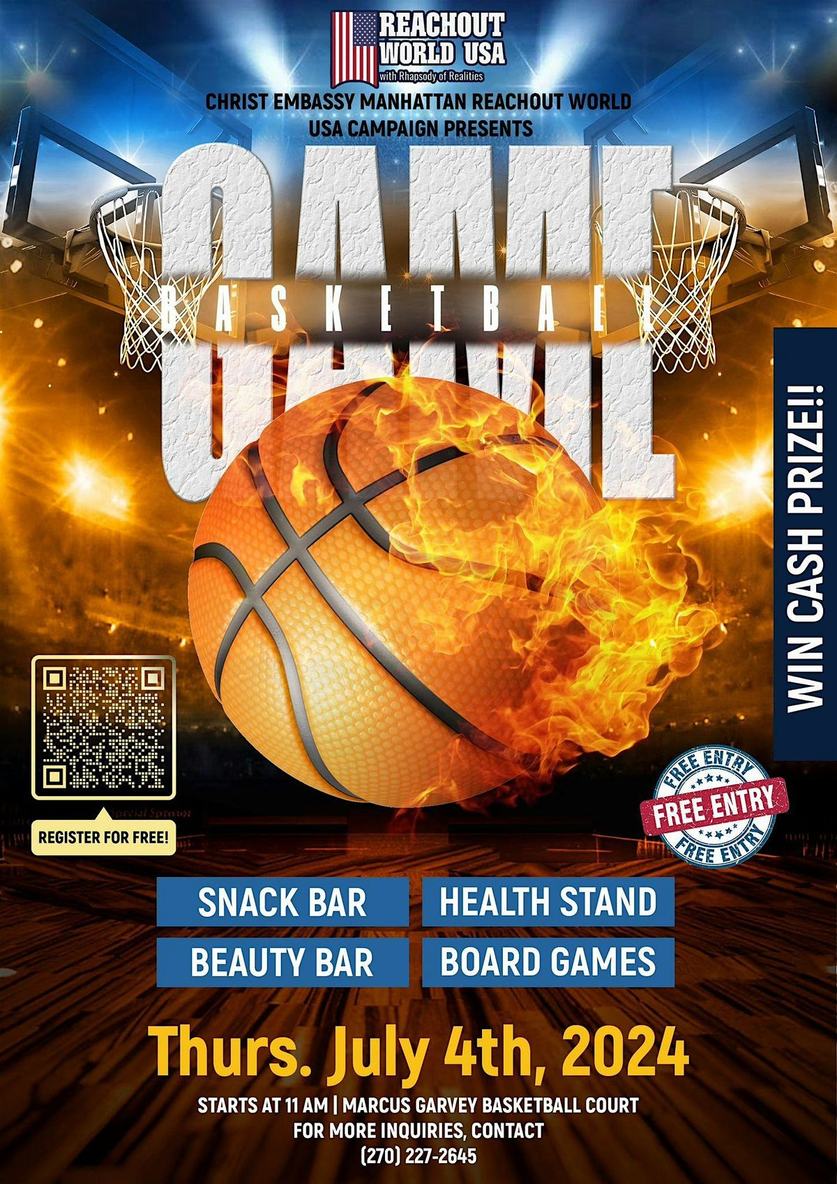 Summer Youth Festival 4th of July Basketball Tournament, Marcus Garvey ...