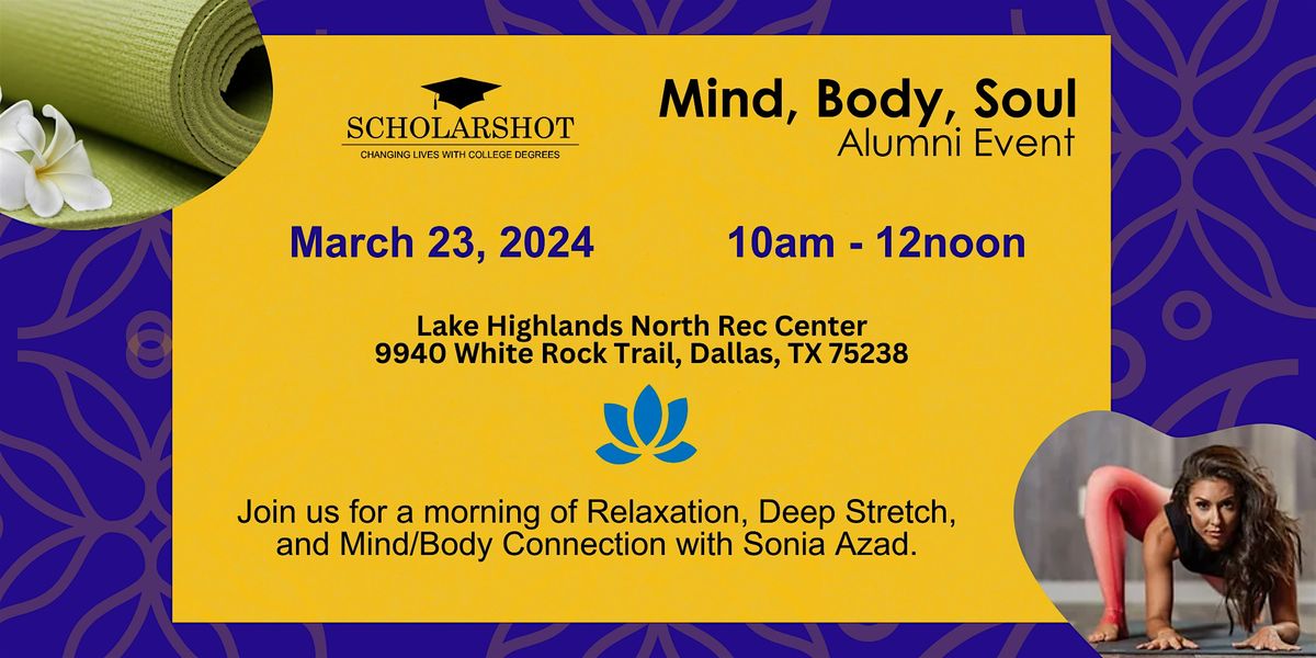 Mind, Body, Soul, Lake Highlands North Recreation Center, Dallas, 23 ...