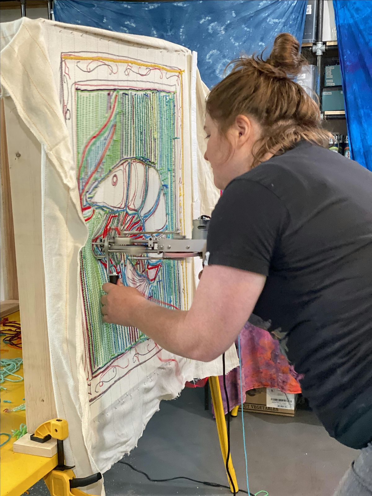 Beginner Tufting - Learn Rug Tufting, Monster, Seattle, 12 May to 26 ...