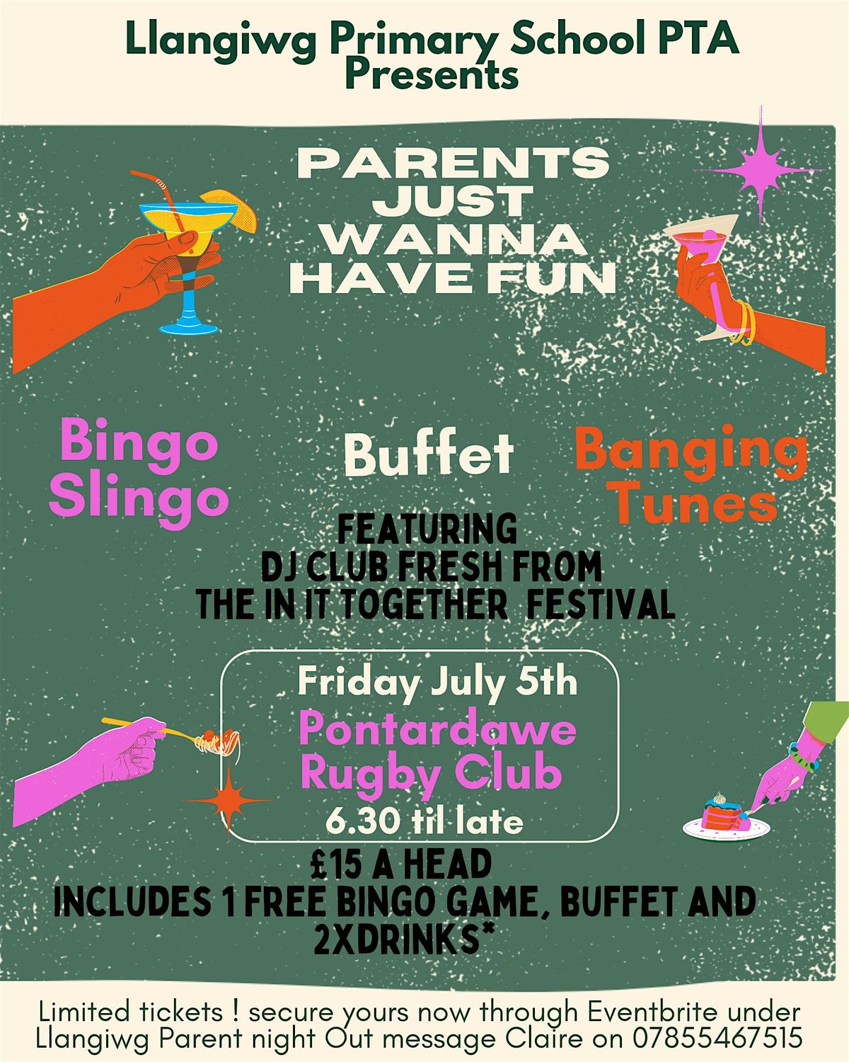 Llangiwg Primary Parent Night Out with Bingo Slingo and In It Together ...