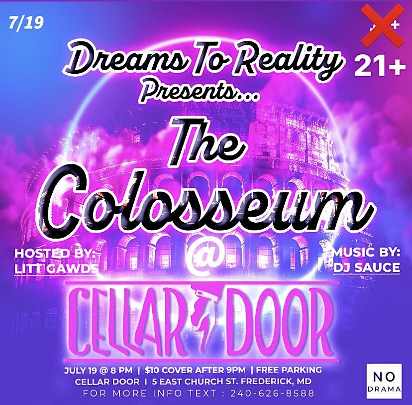 Cellar DOOR aka The Colosseum, Cellar Door Restaurant, Frederick, 19 ...