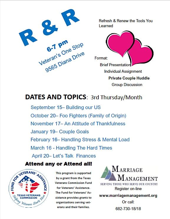 Marriage Management: R&R, 9565 Diana Dr, El Paso, 16 February 2023 ...