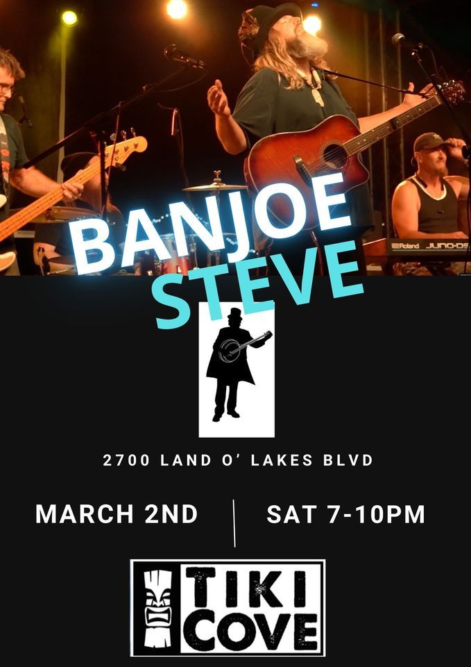 Banjoe Steve at Tiki Cove land O’Lakes, The Tiki Cove, Land O Lakes, 2 ...