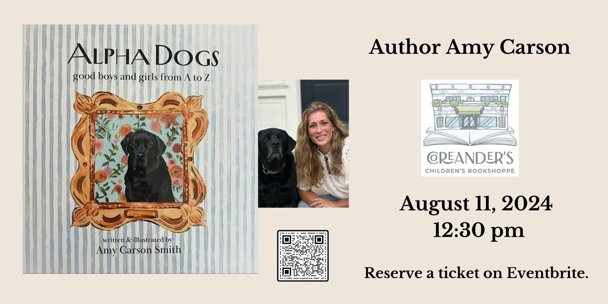 Author Amy Carson book reading & signing, Coreander's Children's ...