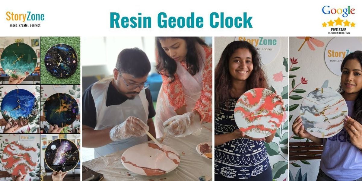 Resin Geode Clock, StoryZone studio, 3rd Floor, 9th Main Rd, opp. to ...