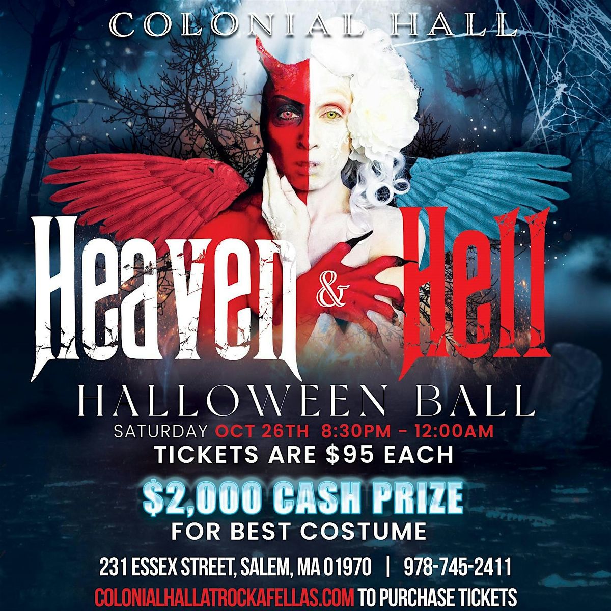 Colonial Halls Annual Heaven & Hell Ball, Colonial Hall at Rockafellas ...