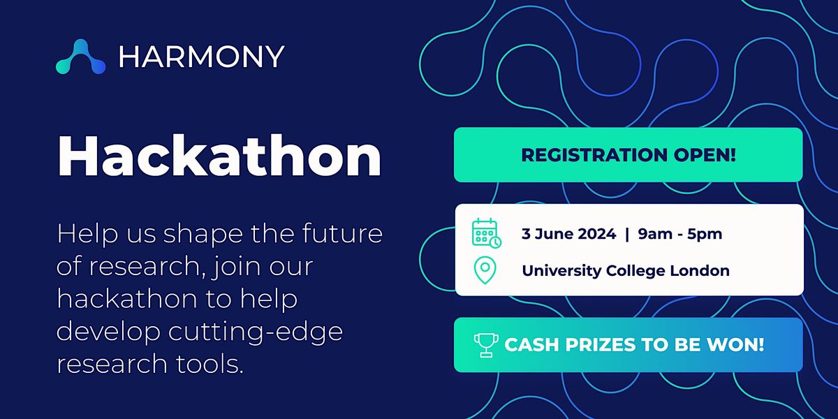 Harmony Hackathon, Chandler House (UCL), London, 3 June 2024 | AllEvents