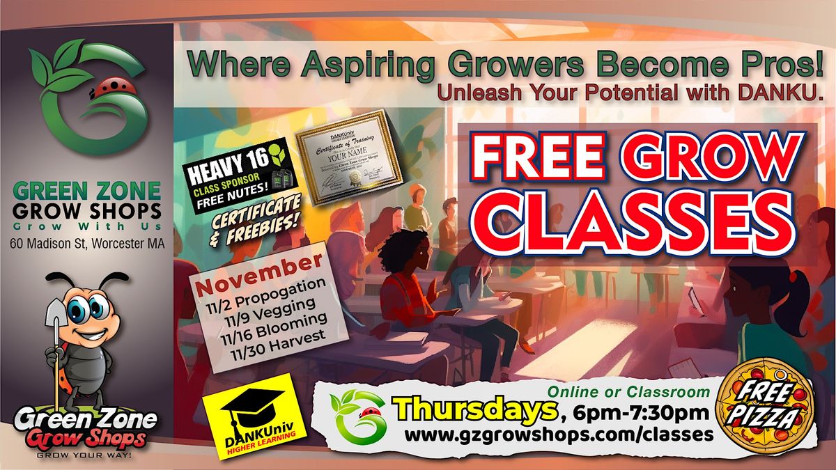 Lesson 2: Master vegging in our FREE class!, Green Zone Grow Shops ...