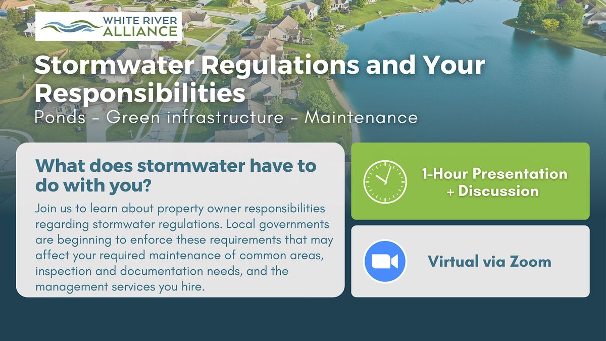 Stormwater Regulations and Your Responsibilities, September 6 2023 ...