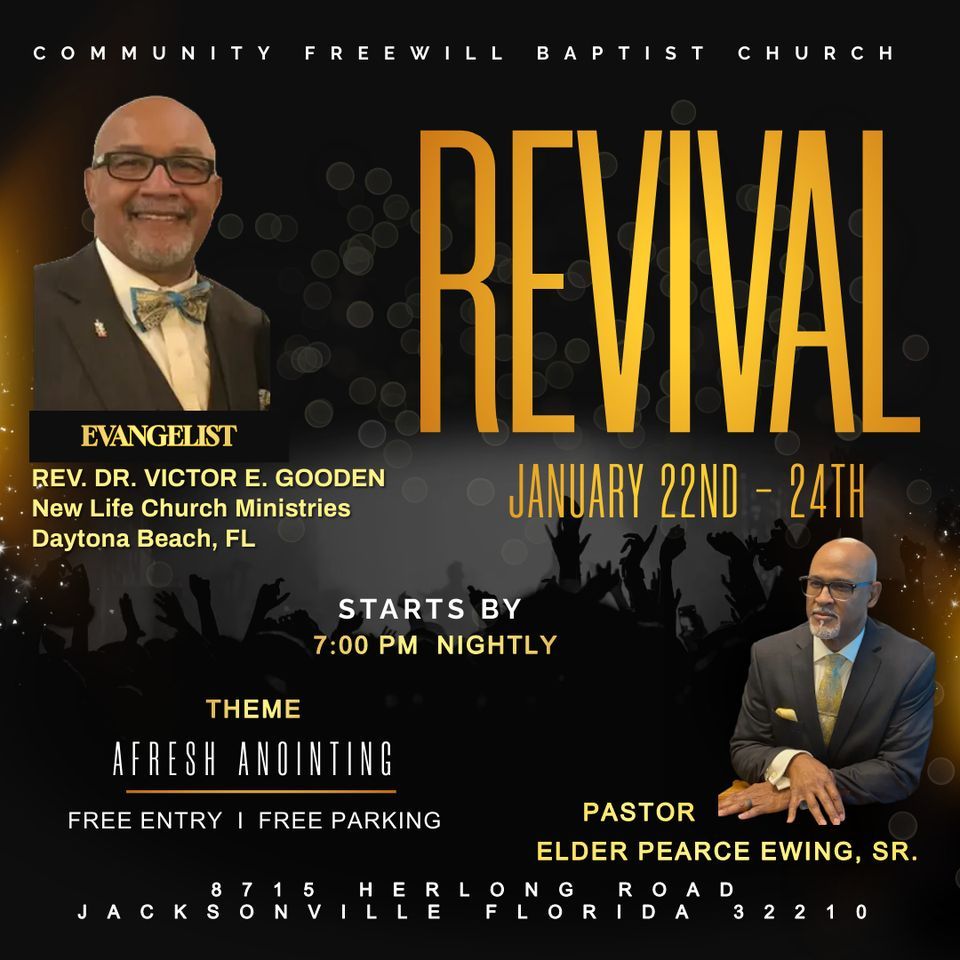 Revival - Afresh Anointing, 8715 Herlong Rd, Jacksonville, FL 32210 ...