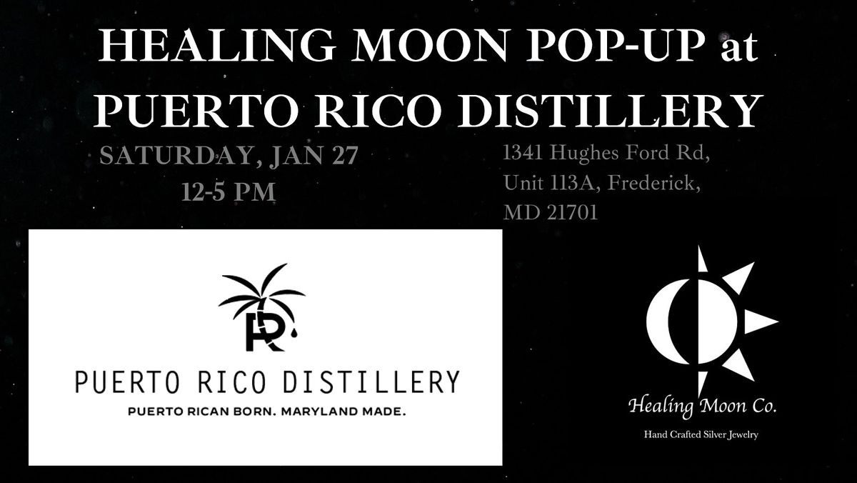 Healing Moon Pop-Up Shop at Puerto Rico Distillery, Puerto Rico ...