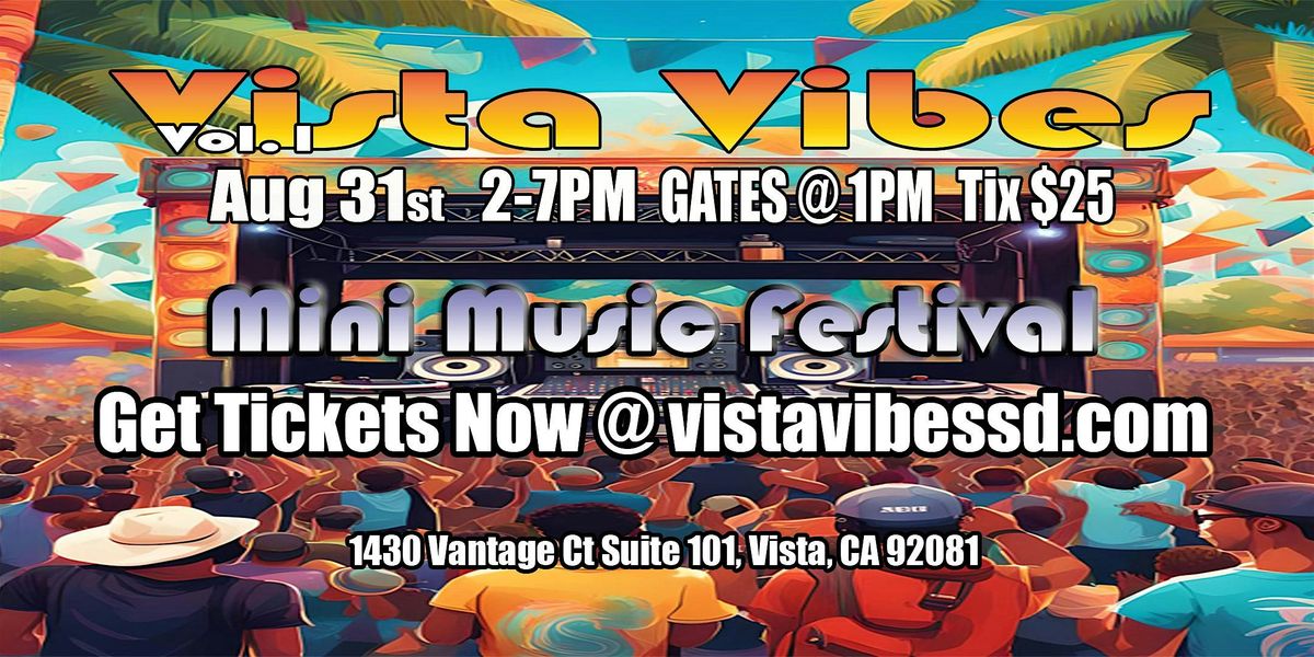 Vista Vibes Mini Music Festival, Local Roots | Pizza & Tap, Vista, 31 ...