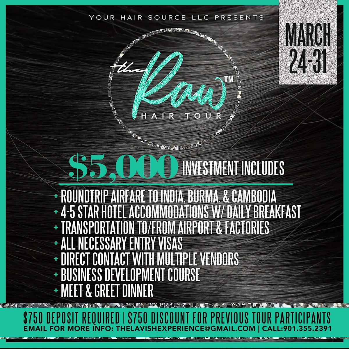Raw Hair Tour 2023, Vietnam, Ho Chi Minh City, 28 March to 4 April ...