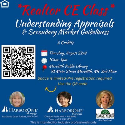 Realtor CE Class- Understanding Appraisals and Secondary Market ...