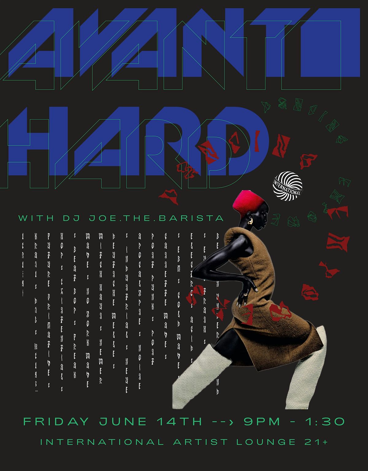 AVANT HARD Dancing with Joe Dygert, International Artist Lounge, Salt ...