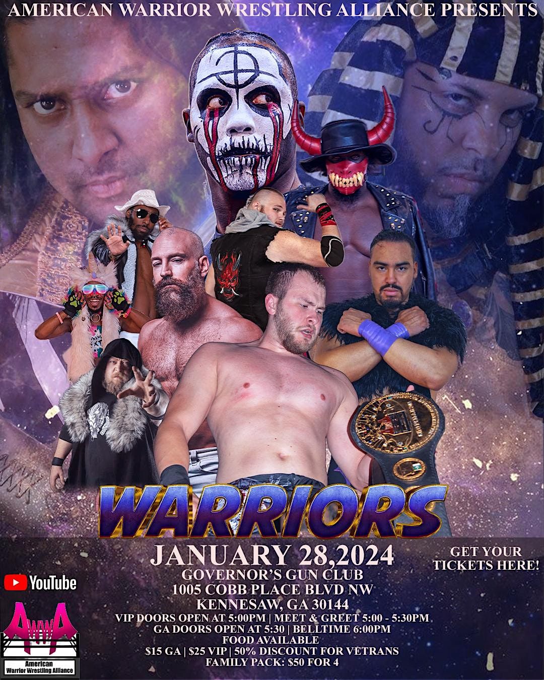 AWWA - Warriors, Governors Gun Club, Kennesaw, 28 January 2024 | AllEvents