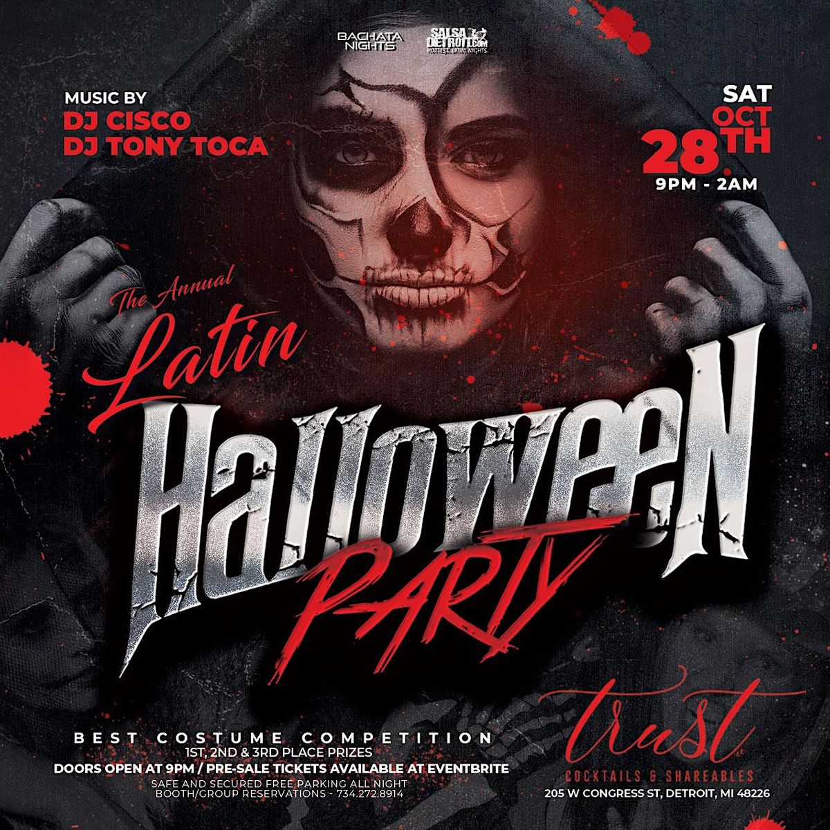 The Annual Latin Halloween Event Hosted by Salsa Detroit & Bachata ...