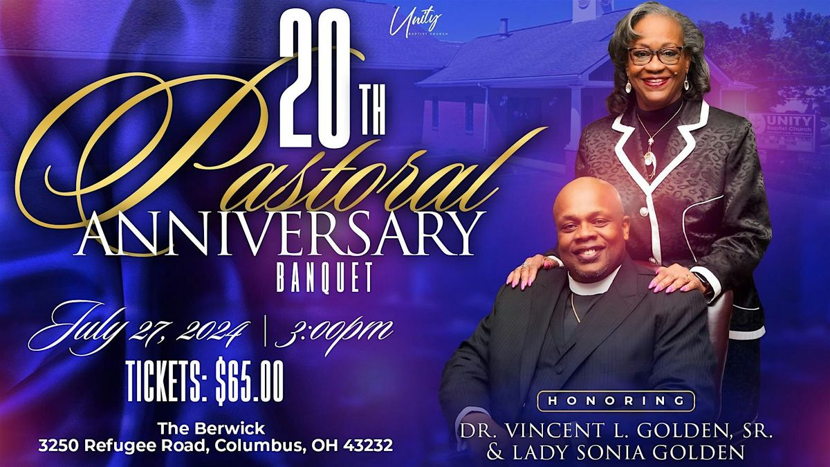Pastor Goldens 20th Pastoral Anniversary, The Berwick Banquet ...