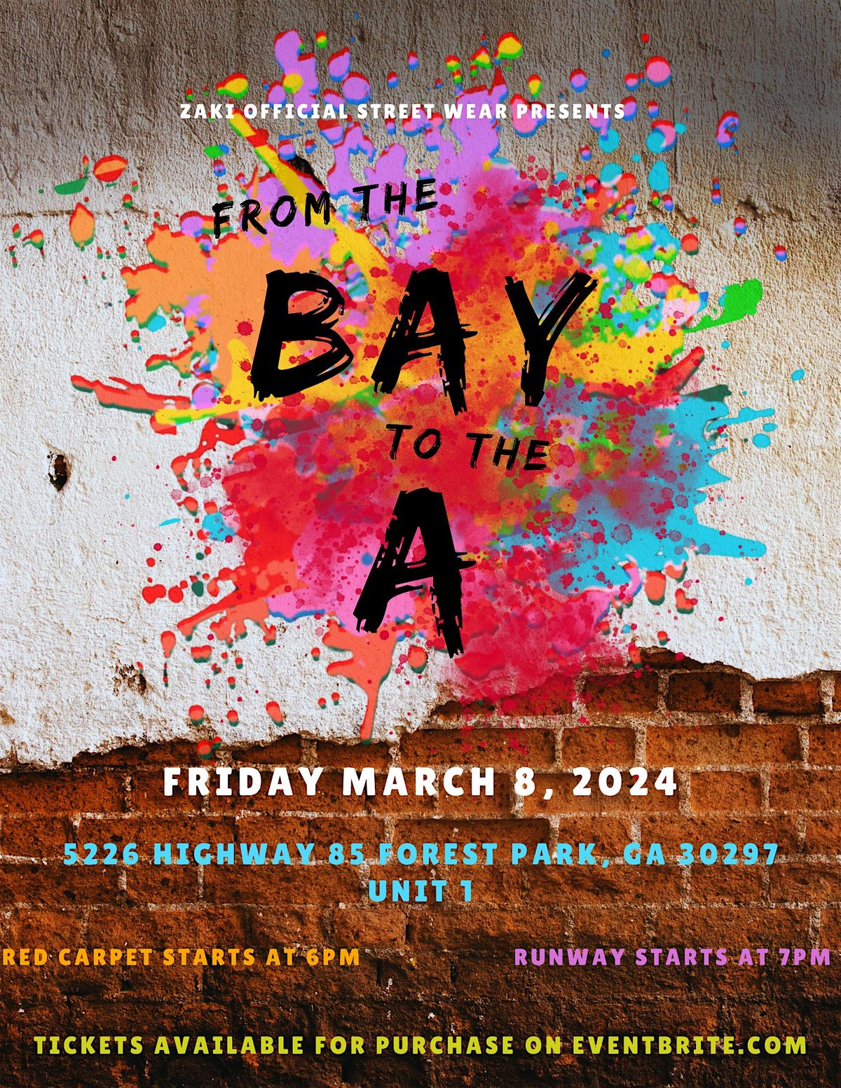 FROM THE BAY TO THE A FASHION EXPERIENCE, FOREST STATION ATL, Forest ...