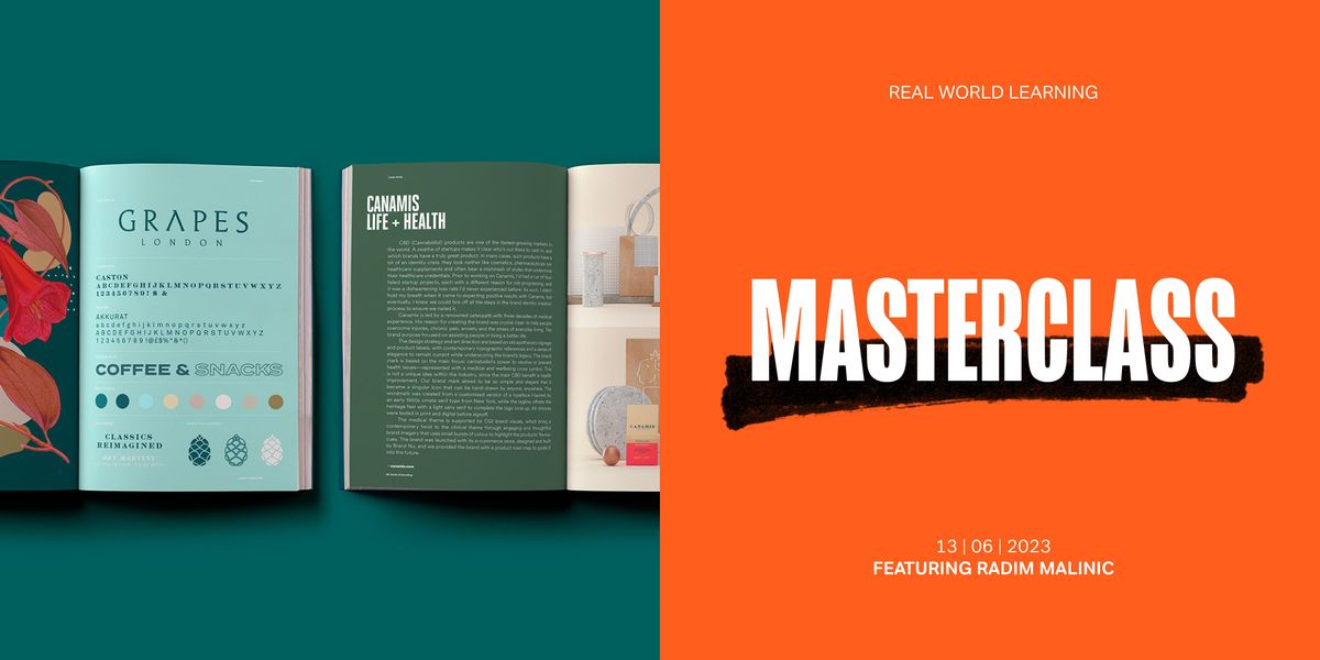 Book Design Masterclass by Radim Malinic, June 13 2023 | Online Event ...