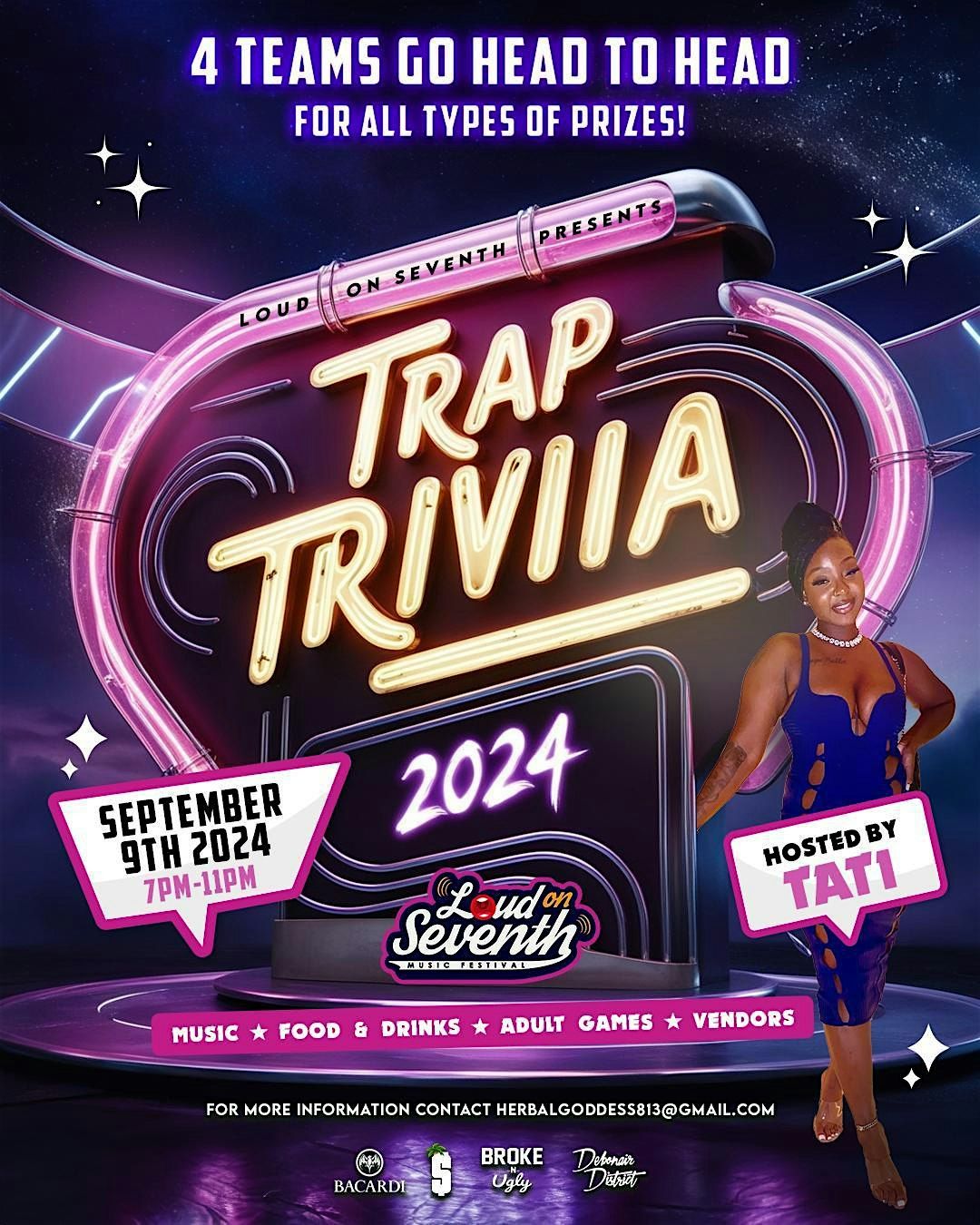 Trap Trivia @ Loud on 7th Music Festival!, WR Event Center, Tampa, 9 ...