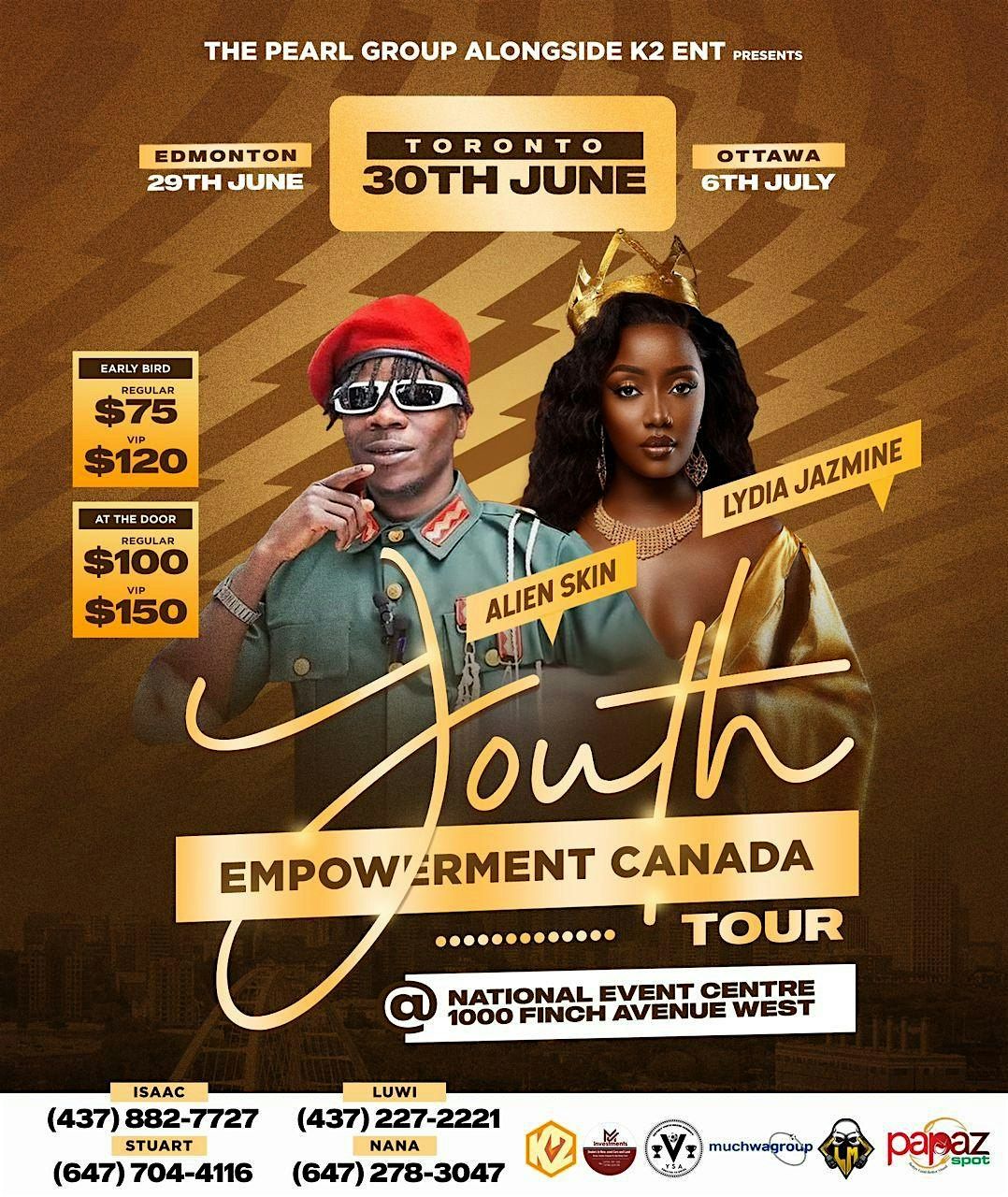 Youth Empowerment Canada Tour feat Alien Skin and Lydia Jazmine ...