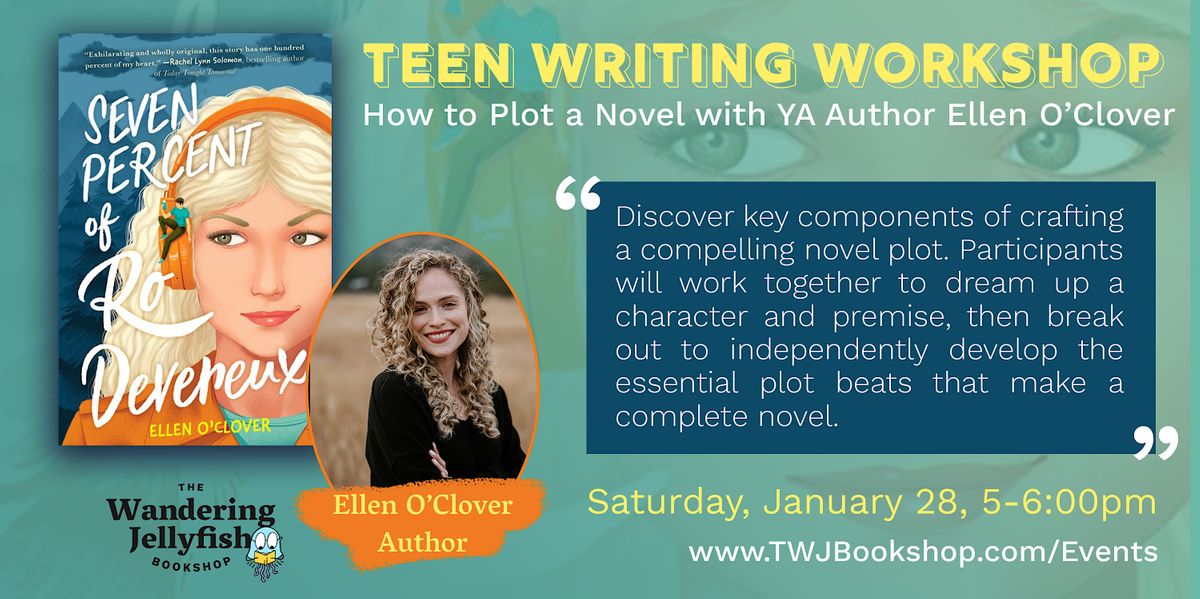 Teen Writing Workshop with YA author Ellen OClover, The Wandering ...