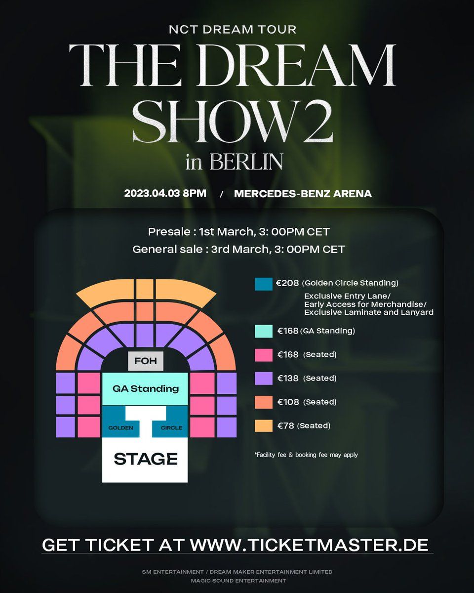 NCT Dream Berlin, Mercedes-Benz Arena, Berlin, 6 November 2024 ...