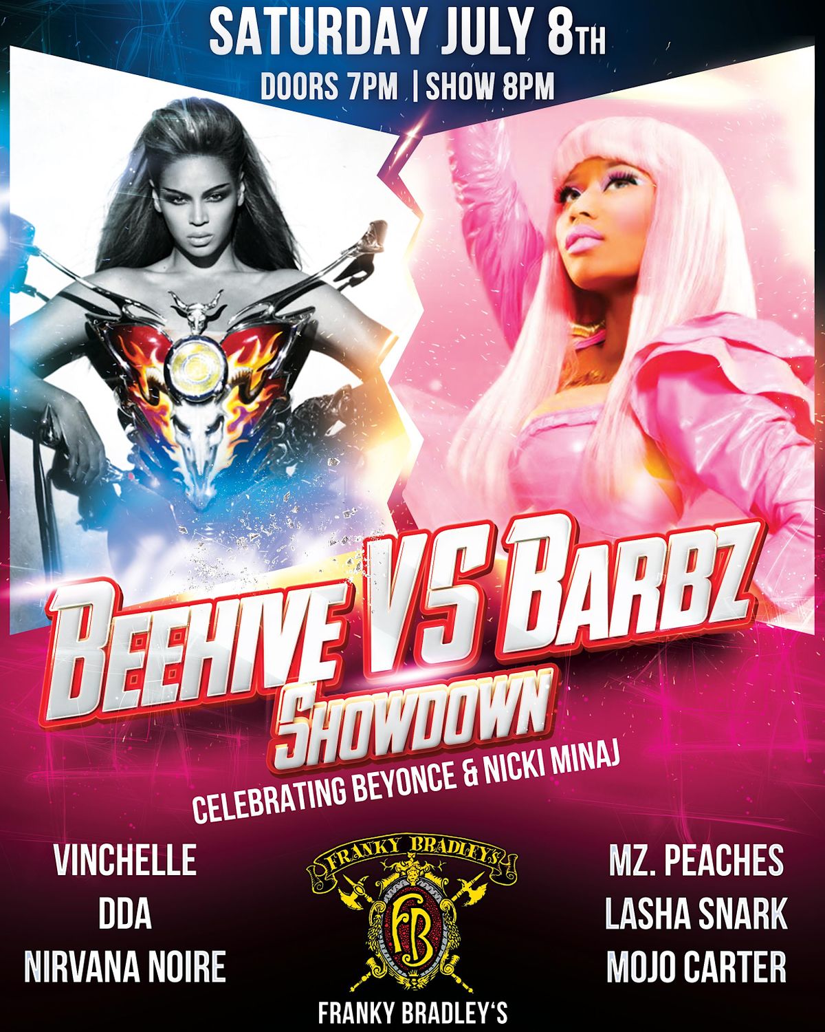 Beehive VS Barbz Showdown, Franky Bradley's, Philadelphia , July 8 2023 ...