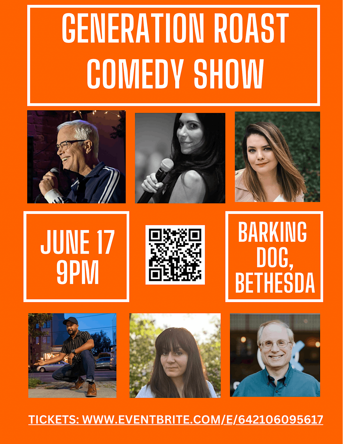 Generation roast battle: comedy show, The Barking Dog, Bethesda, 17 ...