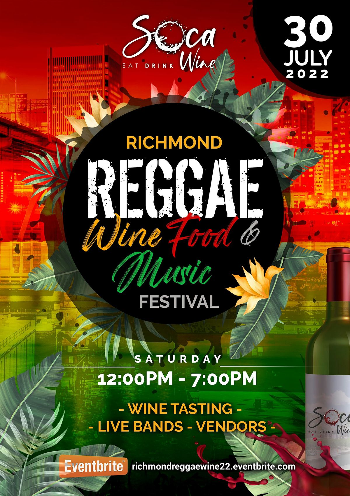 Richmond Reggae Wine Food & Music Festival, The Grounds, Chesterfield ...