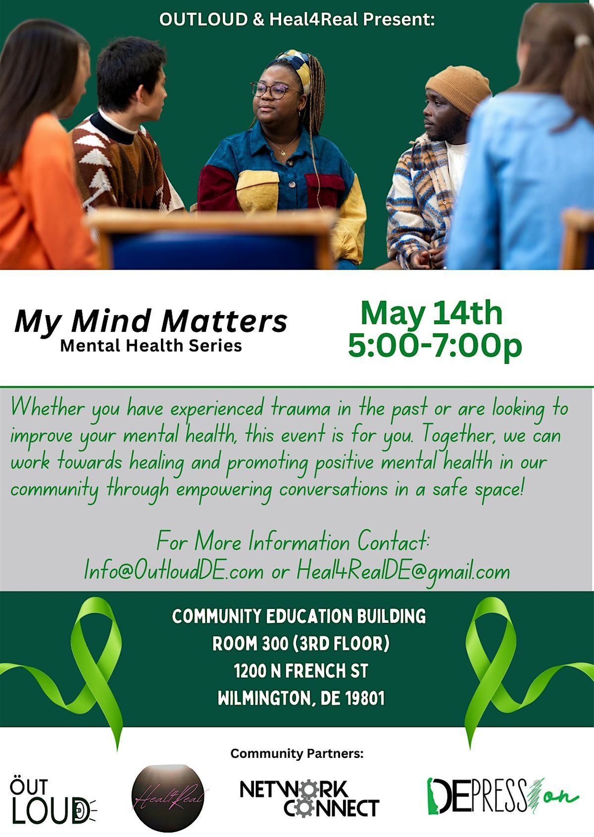 My Mind Matters Season 2, 1200 N French St, Wilmington, 14 May 2024 ...