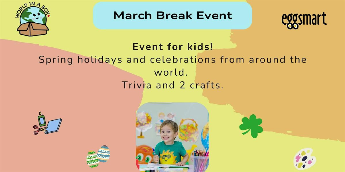 Spring holidays from around the world - event for kids, Eggsmart, 2947A ...