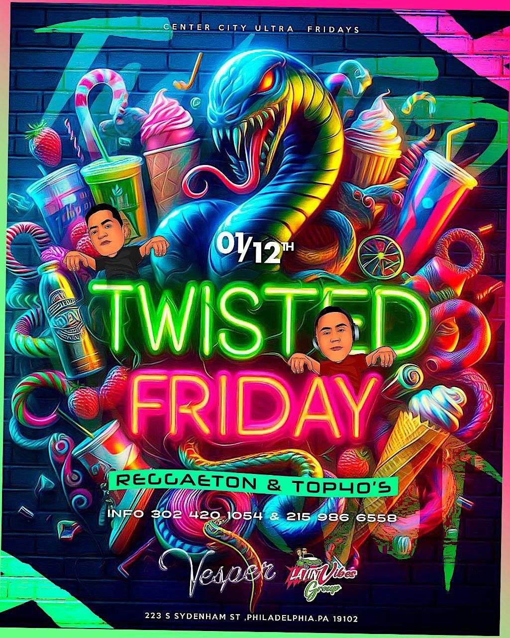 TWISTED LATIN NIGHT, Vesper Center City, Philadelphia, 12 January to 13 ...