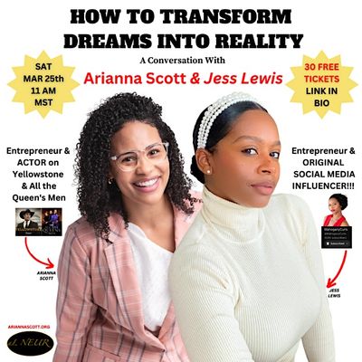 How to Transform DREAMS into REALITY with Jess Lewis!, March 25 2023 ...