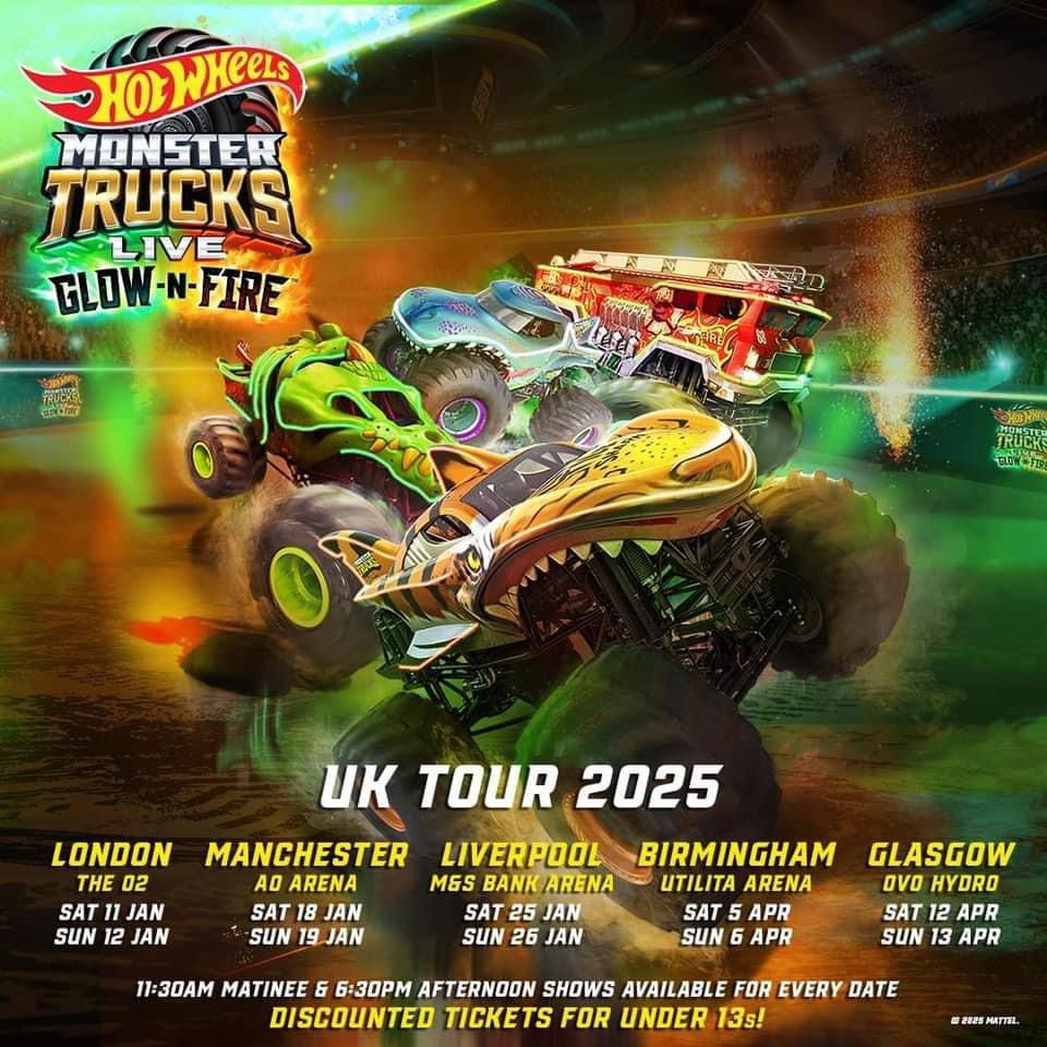 Hot Wheels Monster Trucks Live Liverpool Tickets, M&S Bank Arena ...