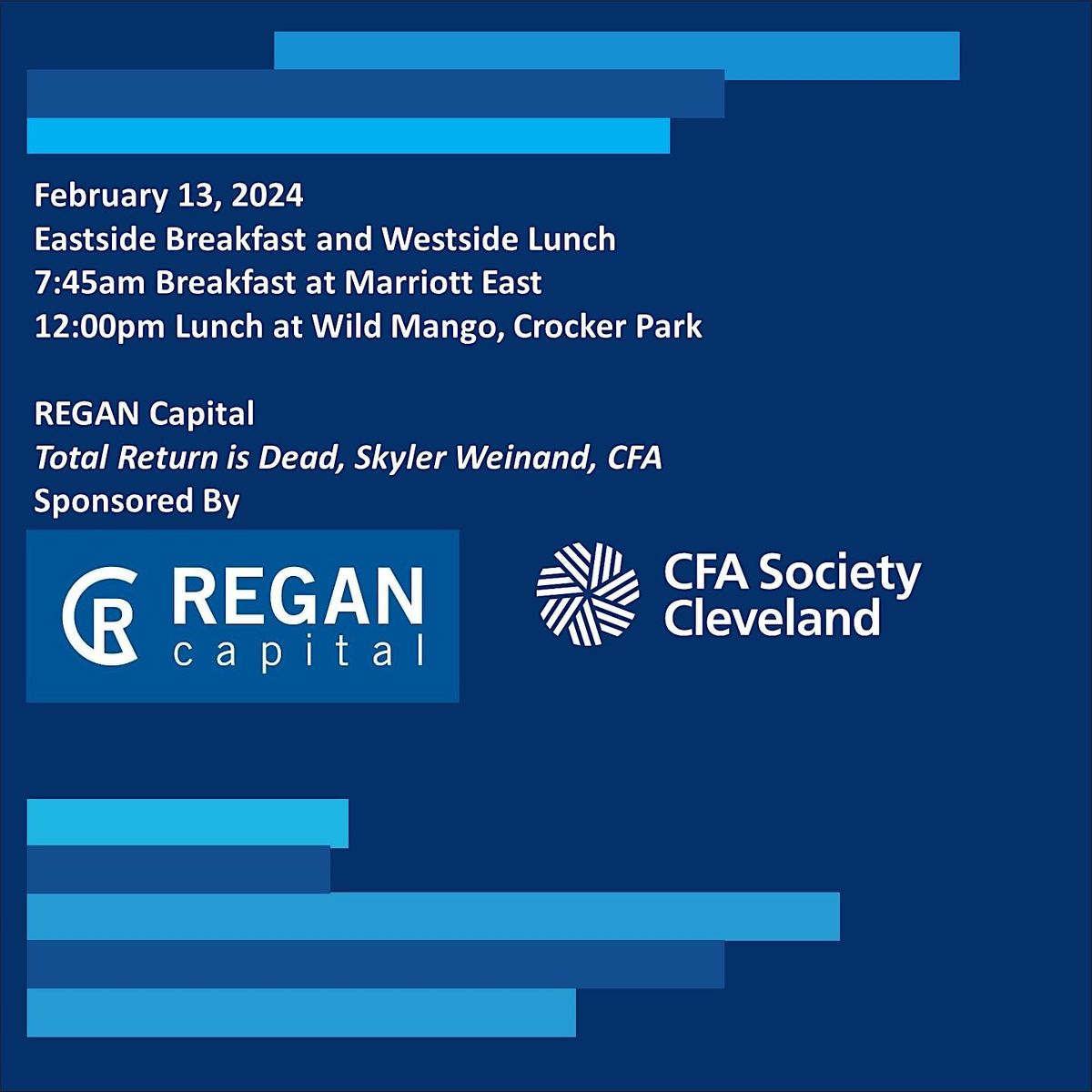 Total Return is Dead, Skyler Weinand, CFA, REGAN Capital, Marriott East ...